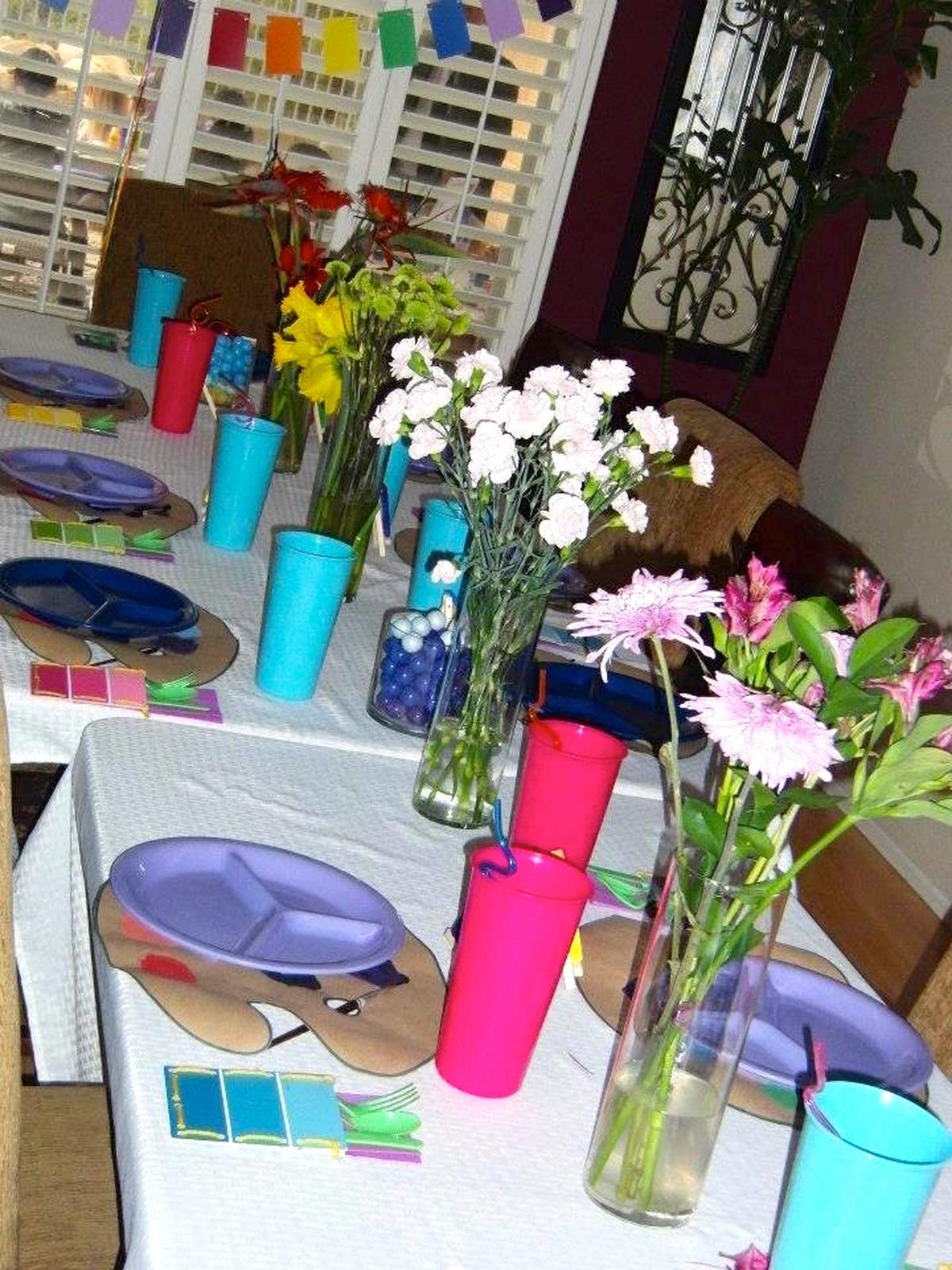 Art Party Birthday Party Ideas | Photo 11 of 17 | Catch My Party