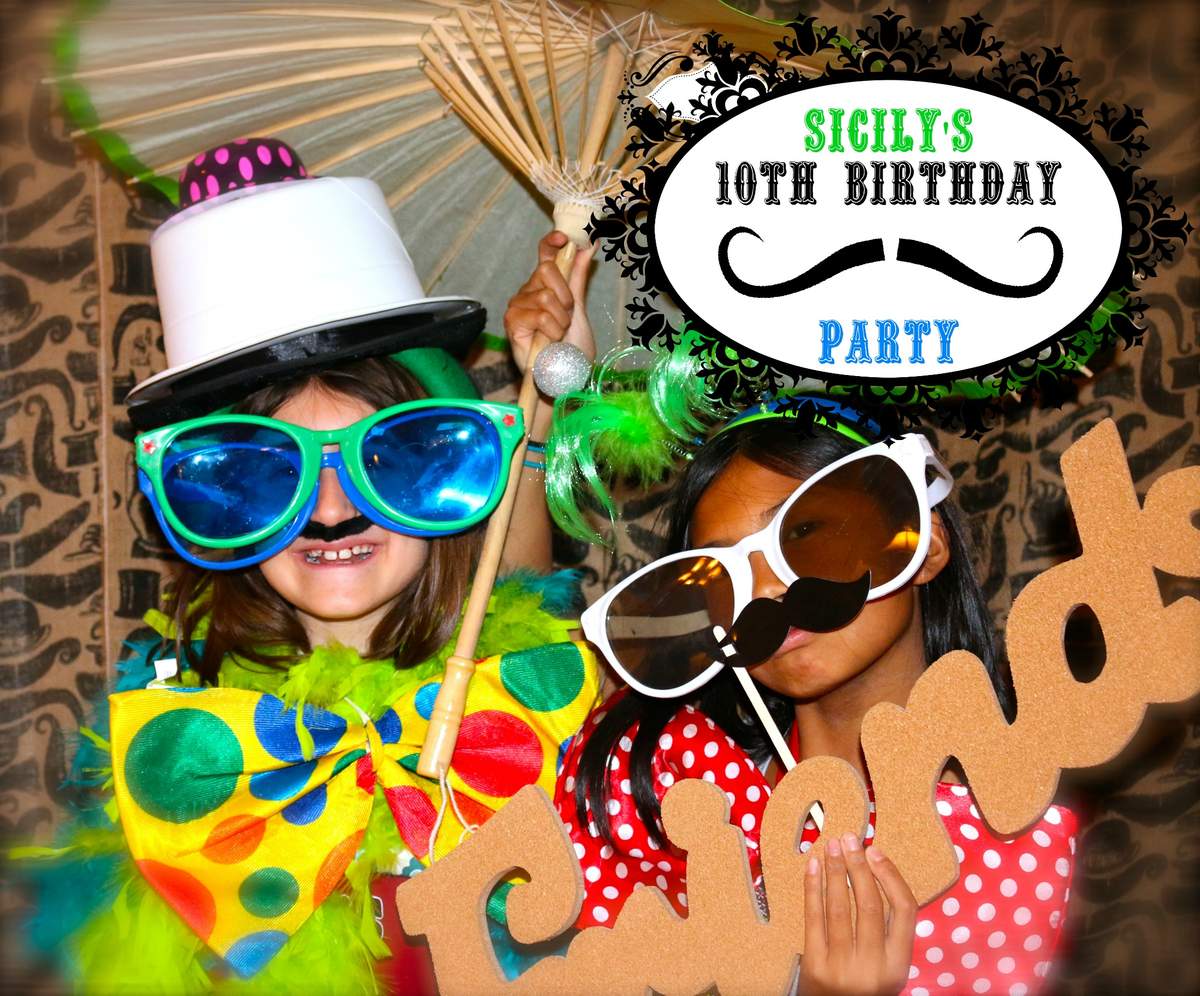 Mustache Bash / Birthday "Sicily's 10th Birthday Mustache Slumber Party ...