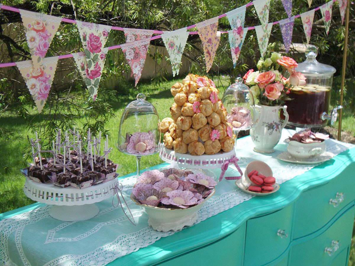 Tea Party "Scrumptious Tea Party" | Catch My Party
