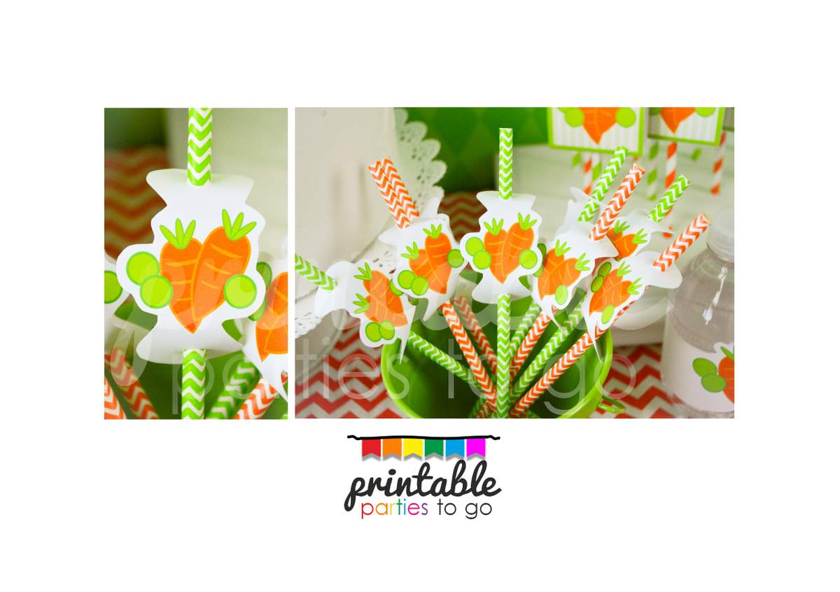 Peas & Carrots, Peas and Carrots Birthday or Baby Shower Birthday Party ...