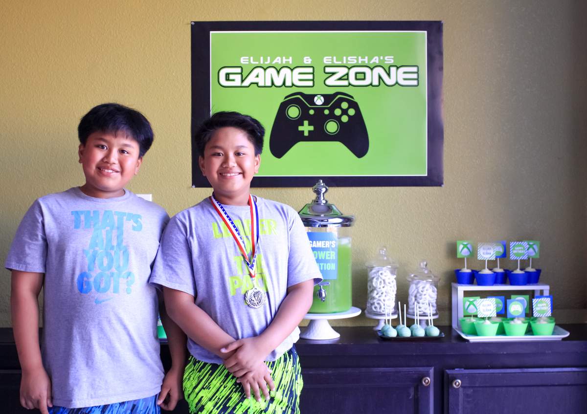 video games Birthday Party Ideas | Photo 1 of 17 | Catch My Party