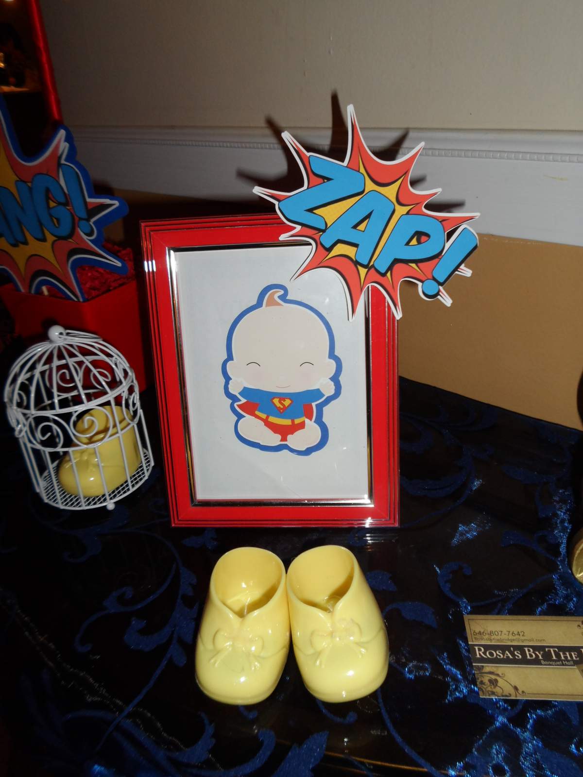 Superman Baby Shower Party Ideas | Photo 1 of 35 | Catch My Party