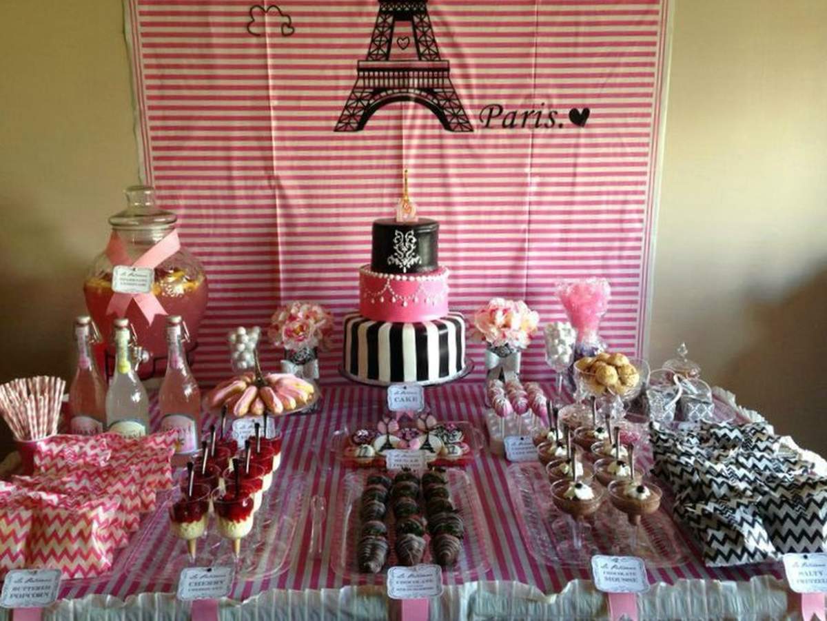 Parisian, French Birthday Party Ideas | Photo 6 of 36 | Catch My Party