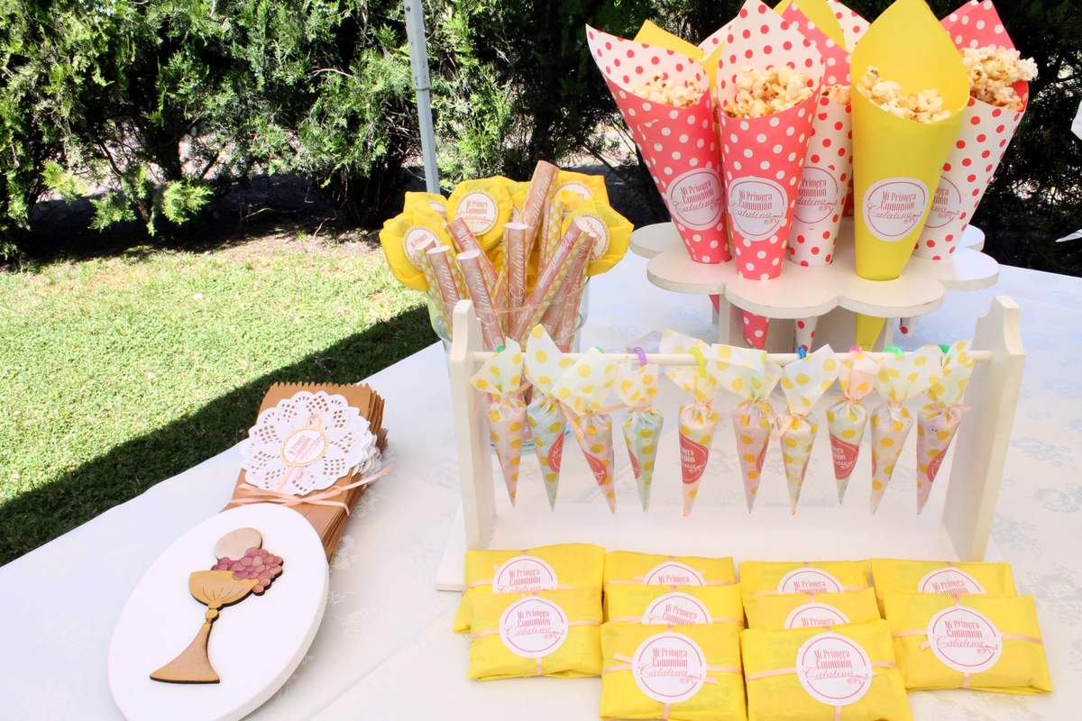 First Communion First Communion Party Ideas | Photo 18 of 27 | Catch My ...