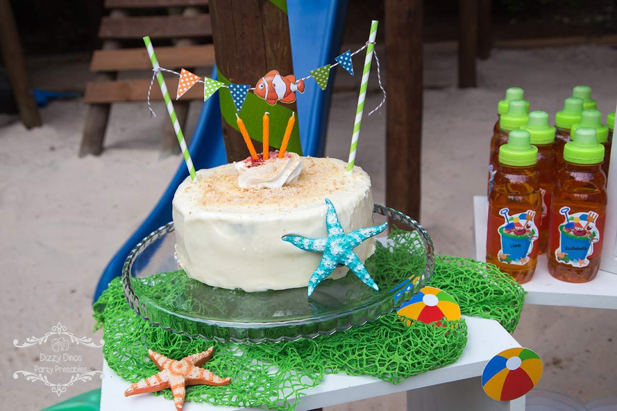 Beach/Under the sea/Summer birthday Birthday Party Ideas | Photo 2 of ...
