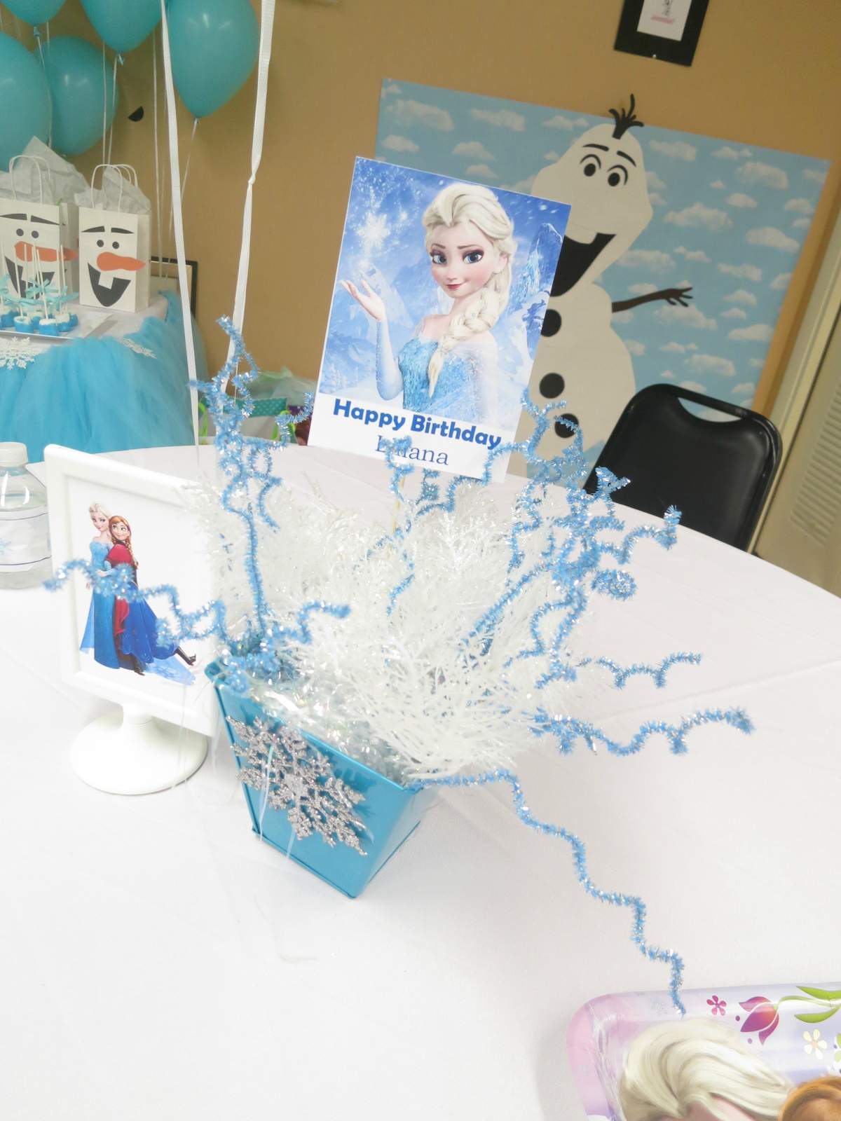 Frozen Party- 5th Birthday Birthday Party Ideas | Photo 1 of 16 | Catch ...