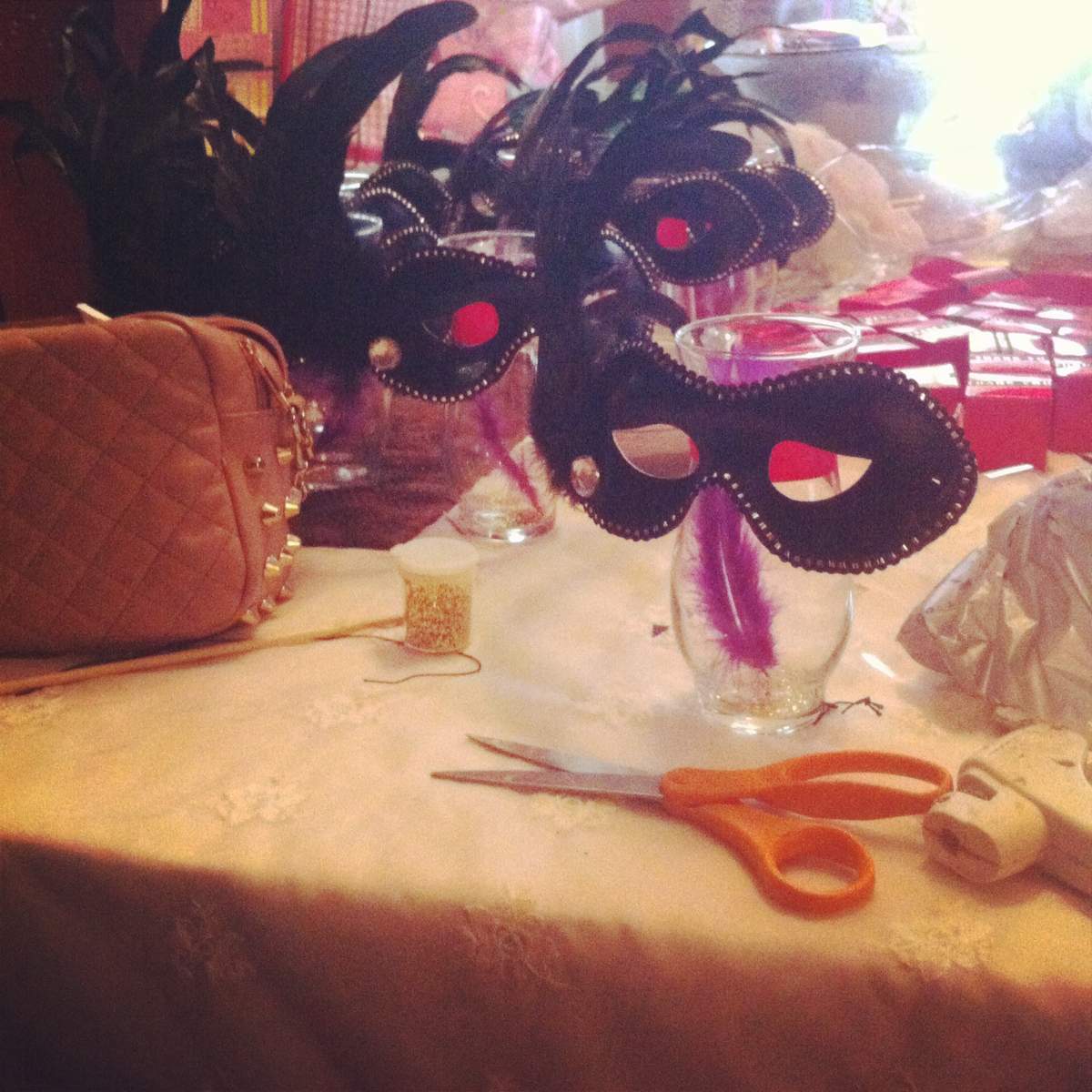 Masquerade Baby Shower Party Ideas | Photo 2 of 2 | Catch My Party