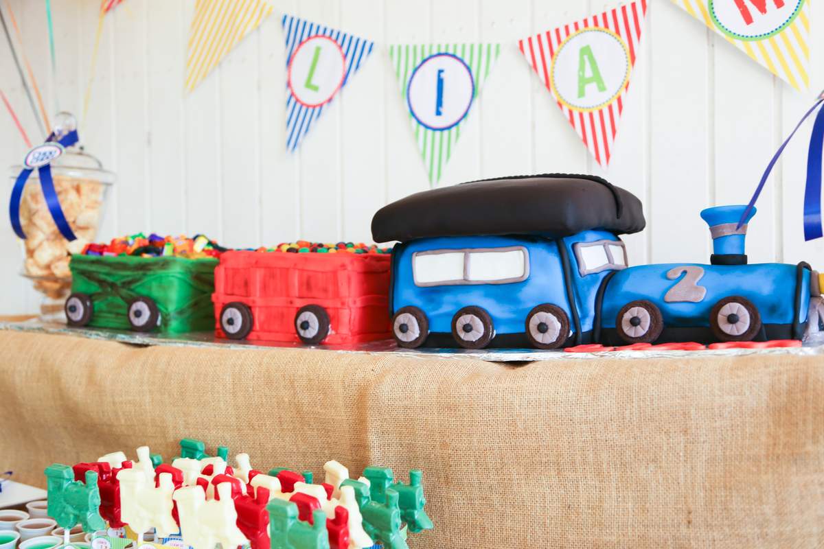 Trains Birthday Party Ideas | Photo 4 of 45 | Catch My Party