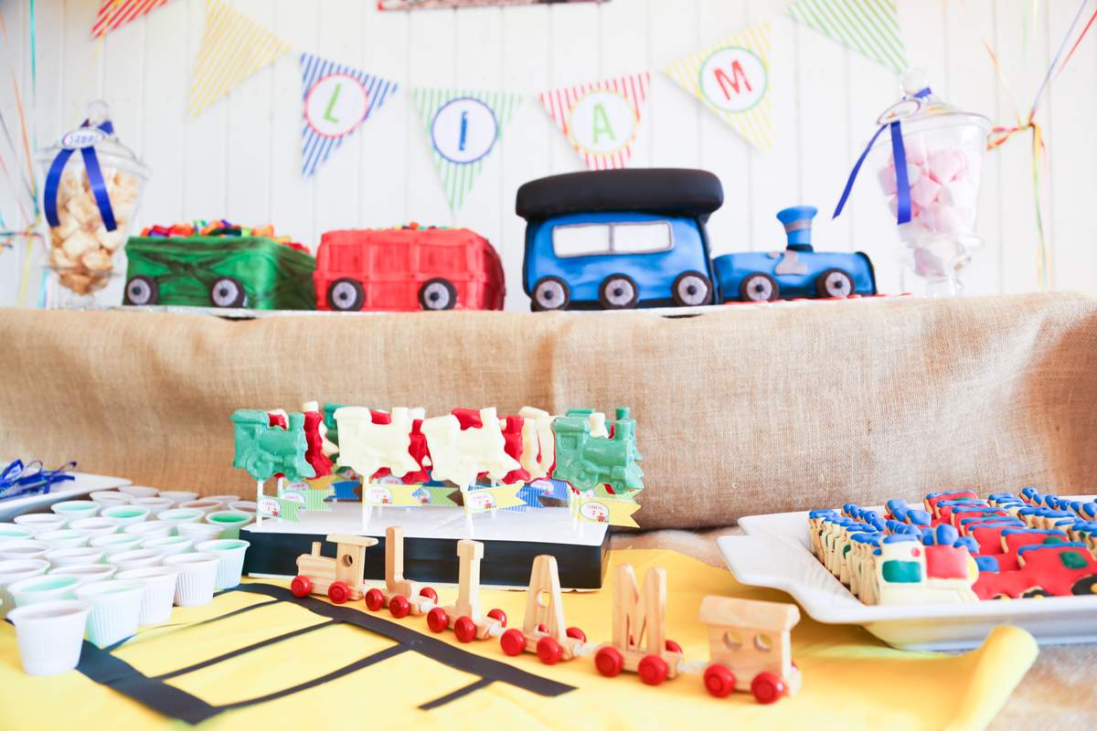 Trains Birthday Party Ideas | Photo 4 of 45 | Catch My Party