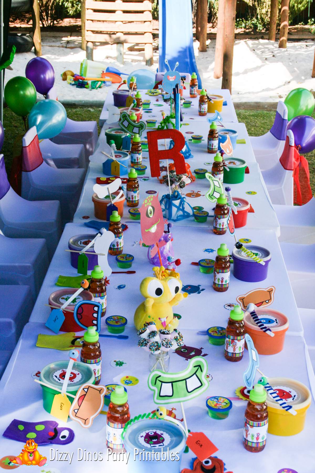 Silly Monsters Birthday Party Ideas | Photo 15 of 43 | Catch My Party
