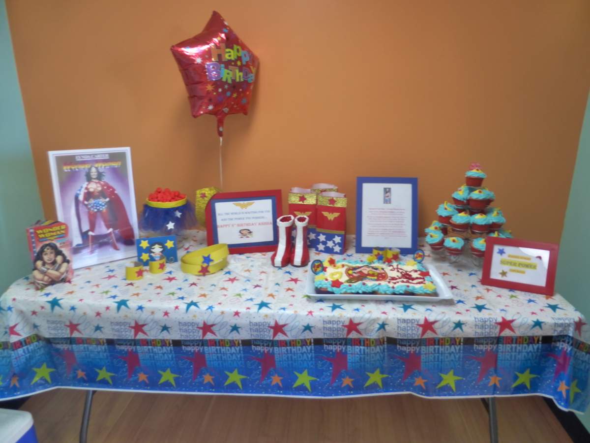 Wonder Woman Birthday Party Ideas | Photo 1 of 12 | Catch My Party