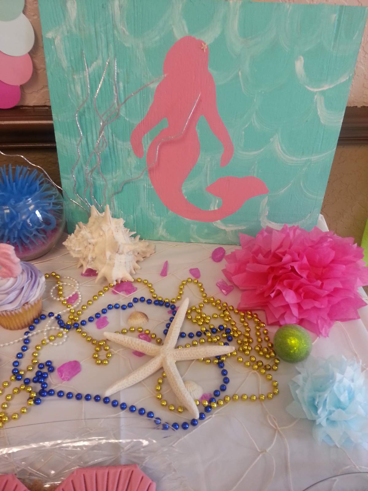 Mermaids Baby Shower Party Ideas | Photo 18 of 77 | Catch My Party