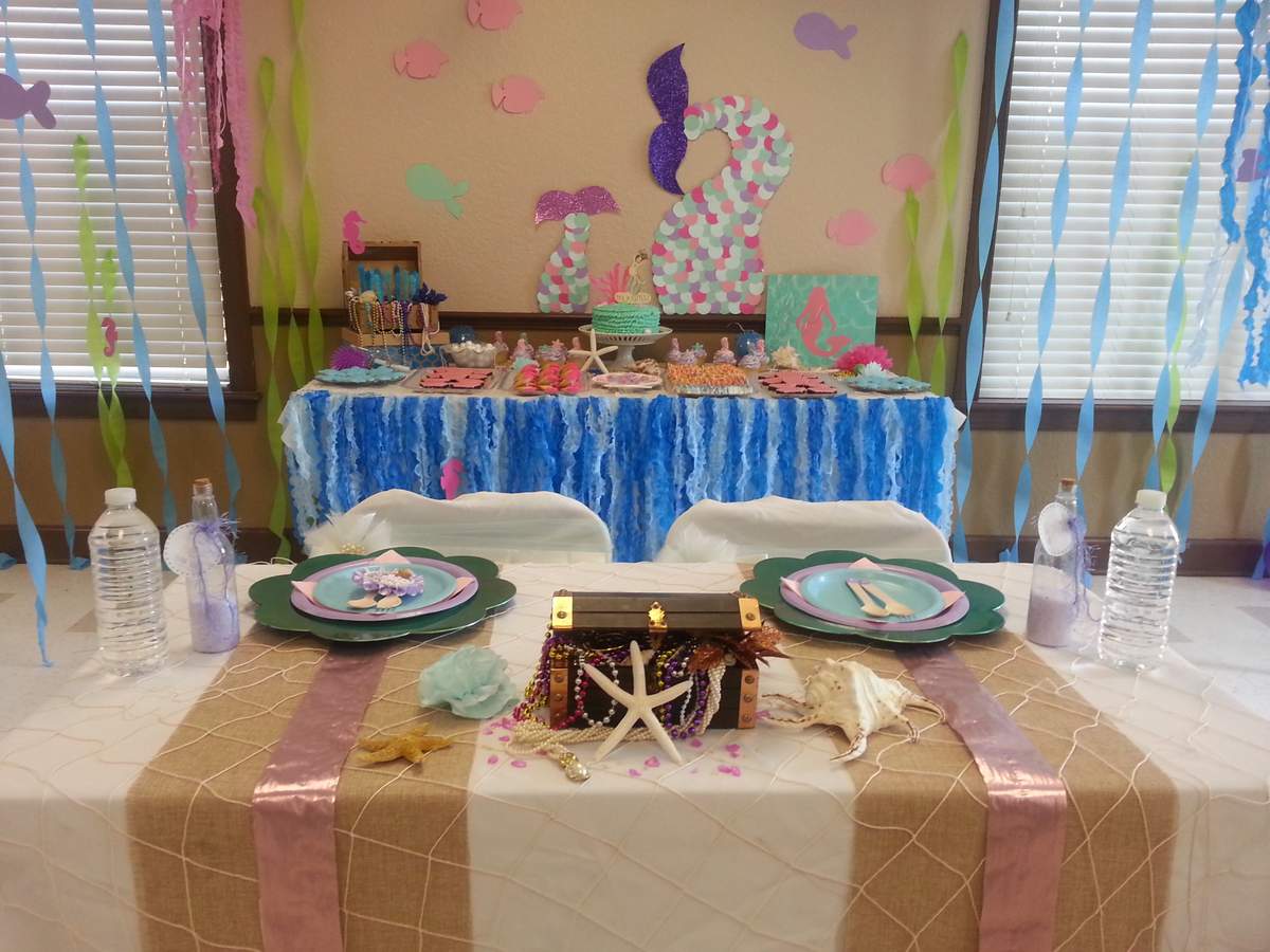 Mermaids Baby Shower Party Ideas | Photo 6 of 77 | Catch My Party