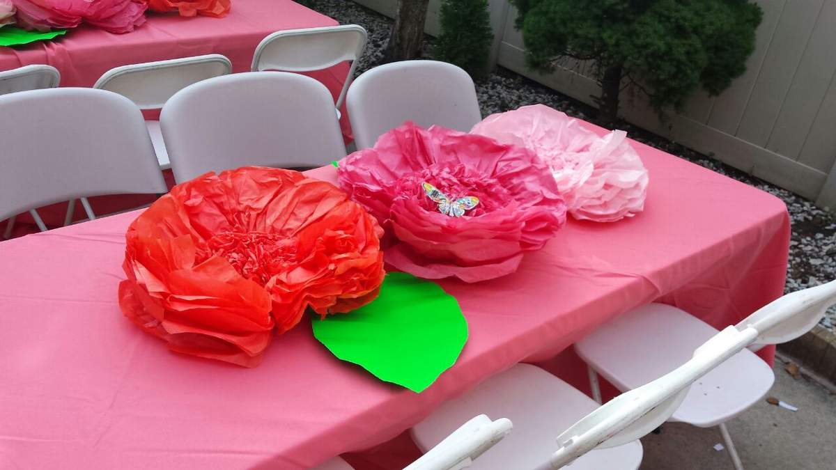 flower party Birthday Party Ideas | Photo 10 of 30 | Catch My Party