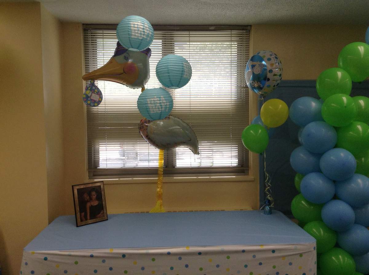 Stork Baby Shower Party Ideas | Photo 9 of 14 | Catch My Party