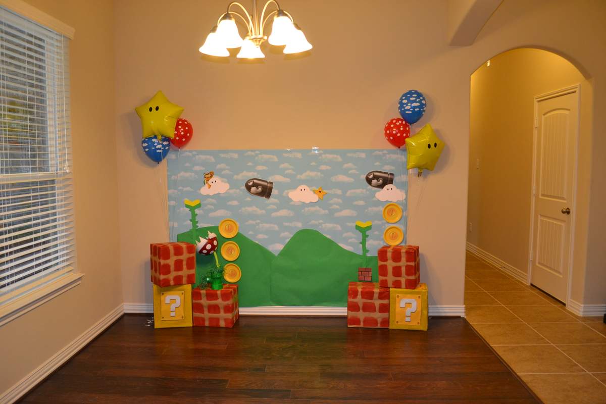 Super Mario Brothers Birthday Party Ideas | Photo 9 of 79 | Catch My Party