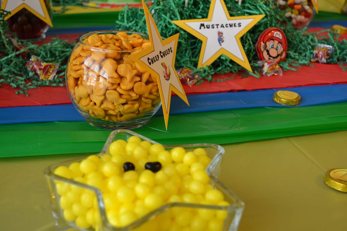 Super Mario Brothers Birthday Party Ideas | Photo 9 of 79 | Catch My Party