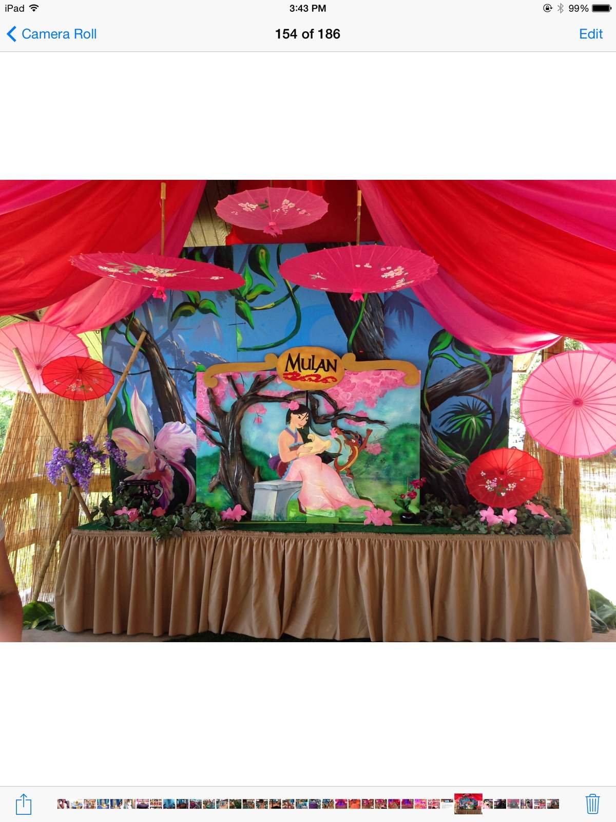 Princess Mulan Birthday Party Ideas | Photo 1 of 14 | Catch My Party