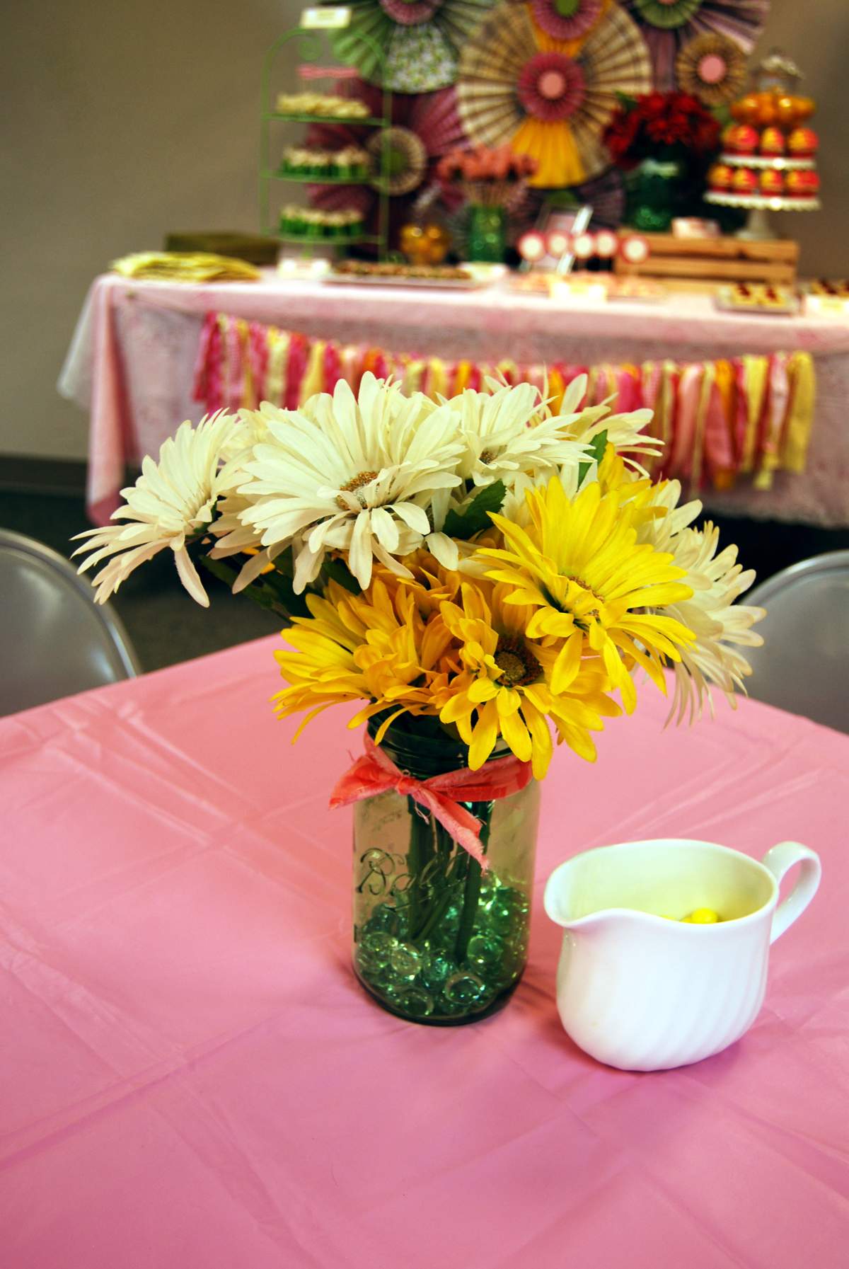 Shabby Modern Pink Lemonade Baby Shower Party Ideas | Photo 3 of 18 ...