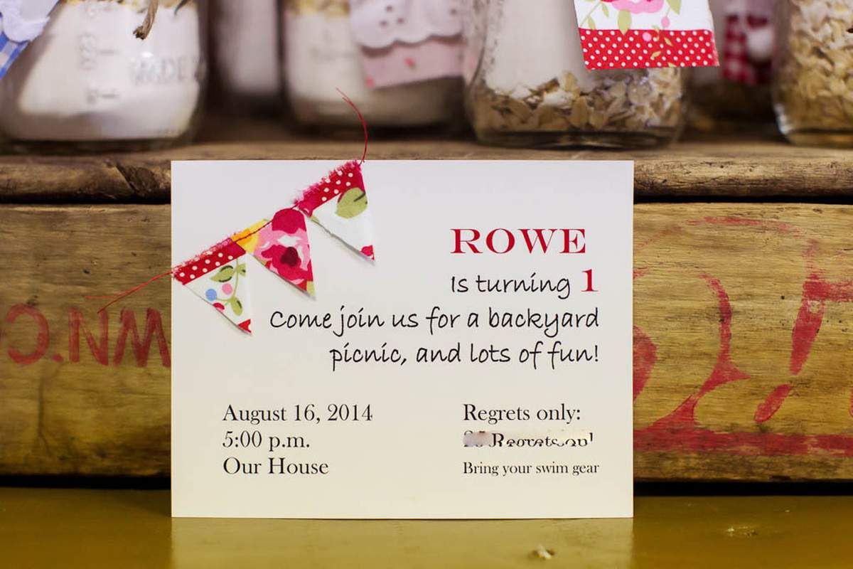 Vintage Picnic / Birthday "A Vintage Picnic First Birthday" | Catch My ...