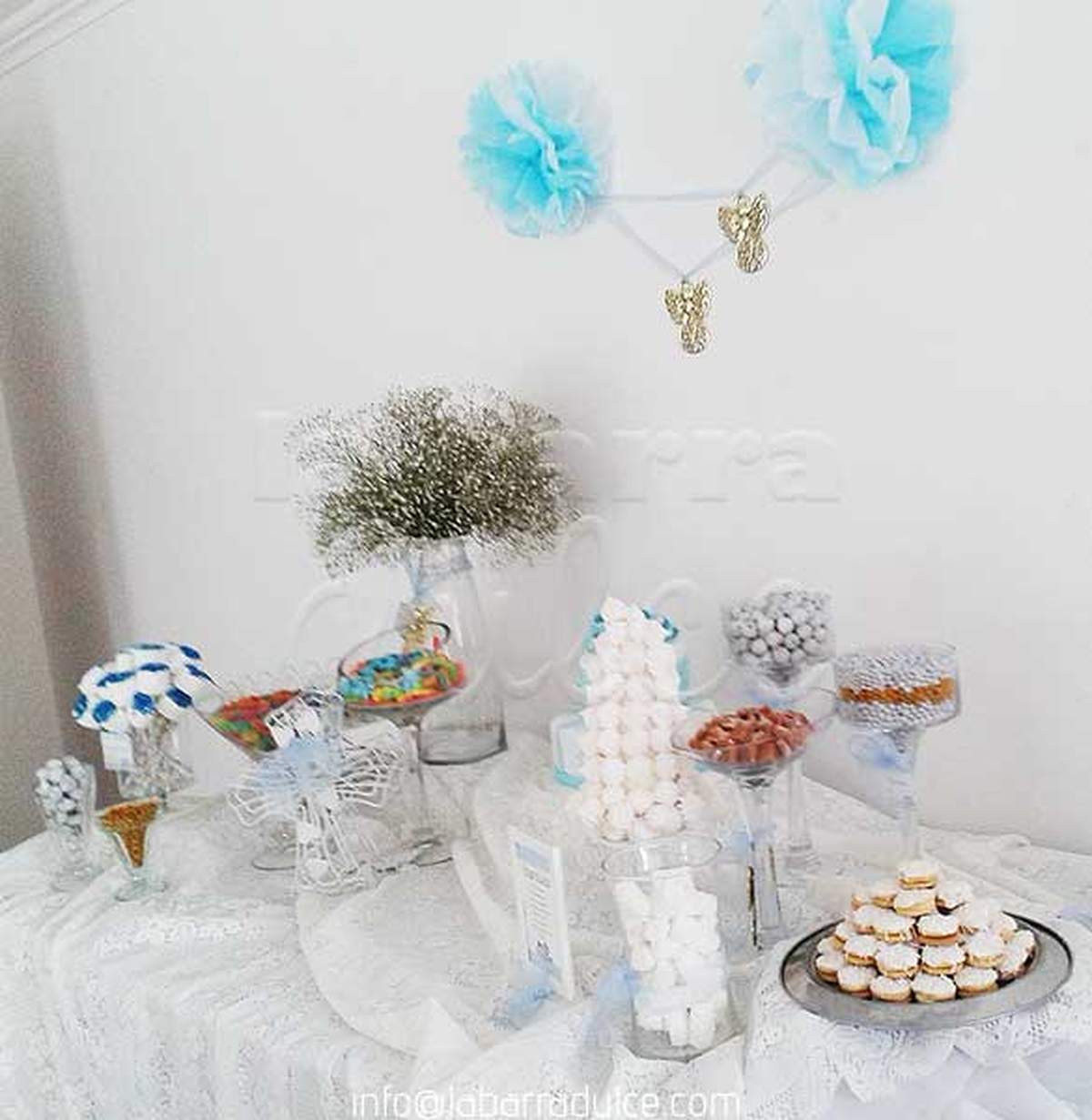 Crystal blue baptism Baptism Party Ideas | Photo 4 of 90 | Catch My Party