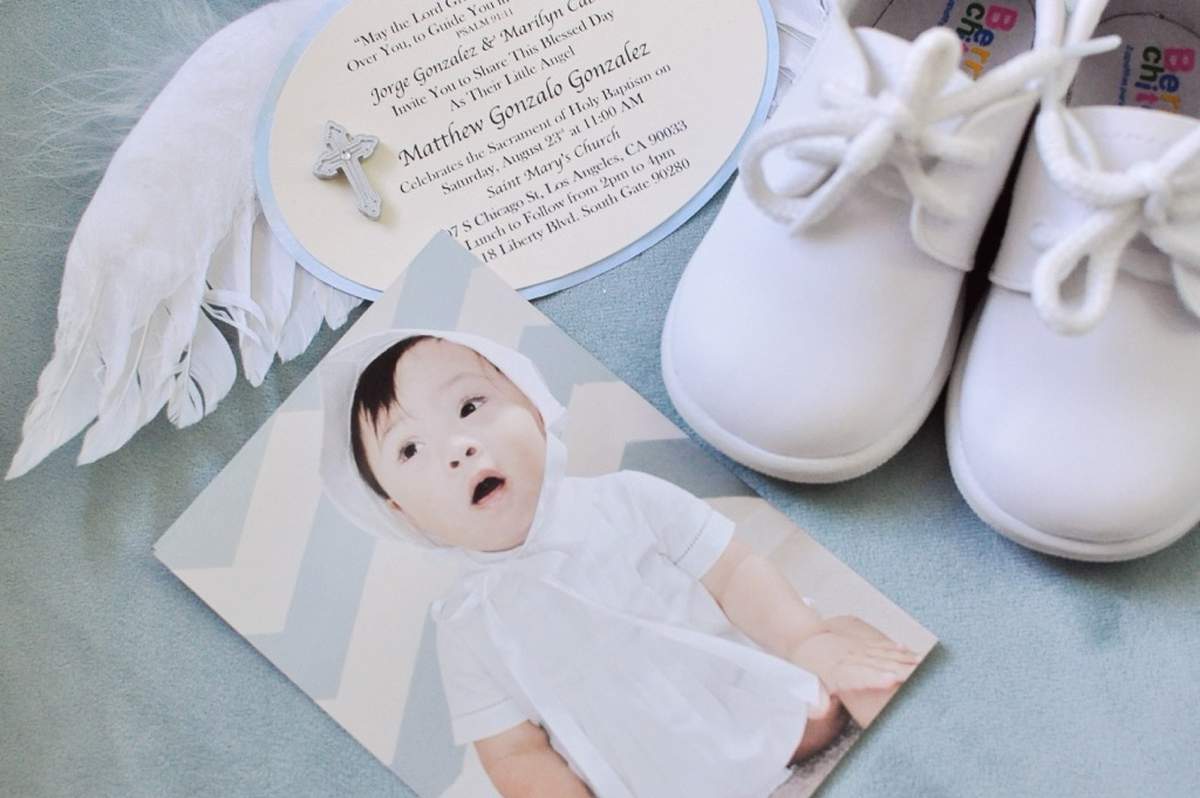 Angel themed baptism Baptism Party Ideas | Photo 9 of 21 | Catch My Party