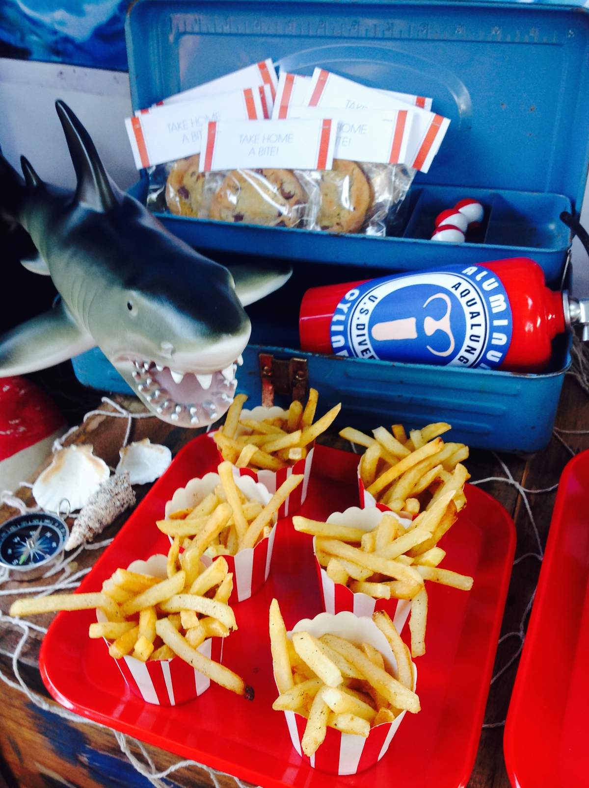 Jaws/Shark Summer Party Ideas | Photo 10 of 15 | Catch My Party