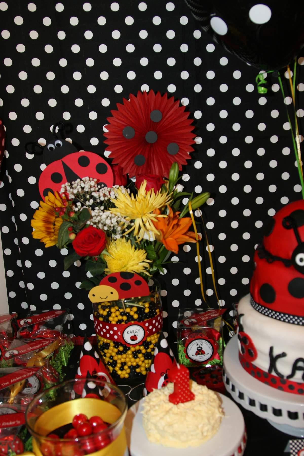 Ladybugs Birthday Party Ideas | Photo 9 of 44 | Catch My Party