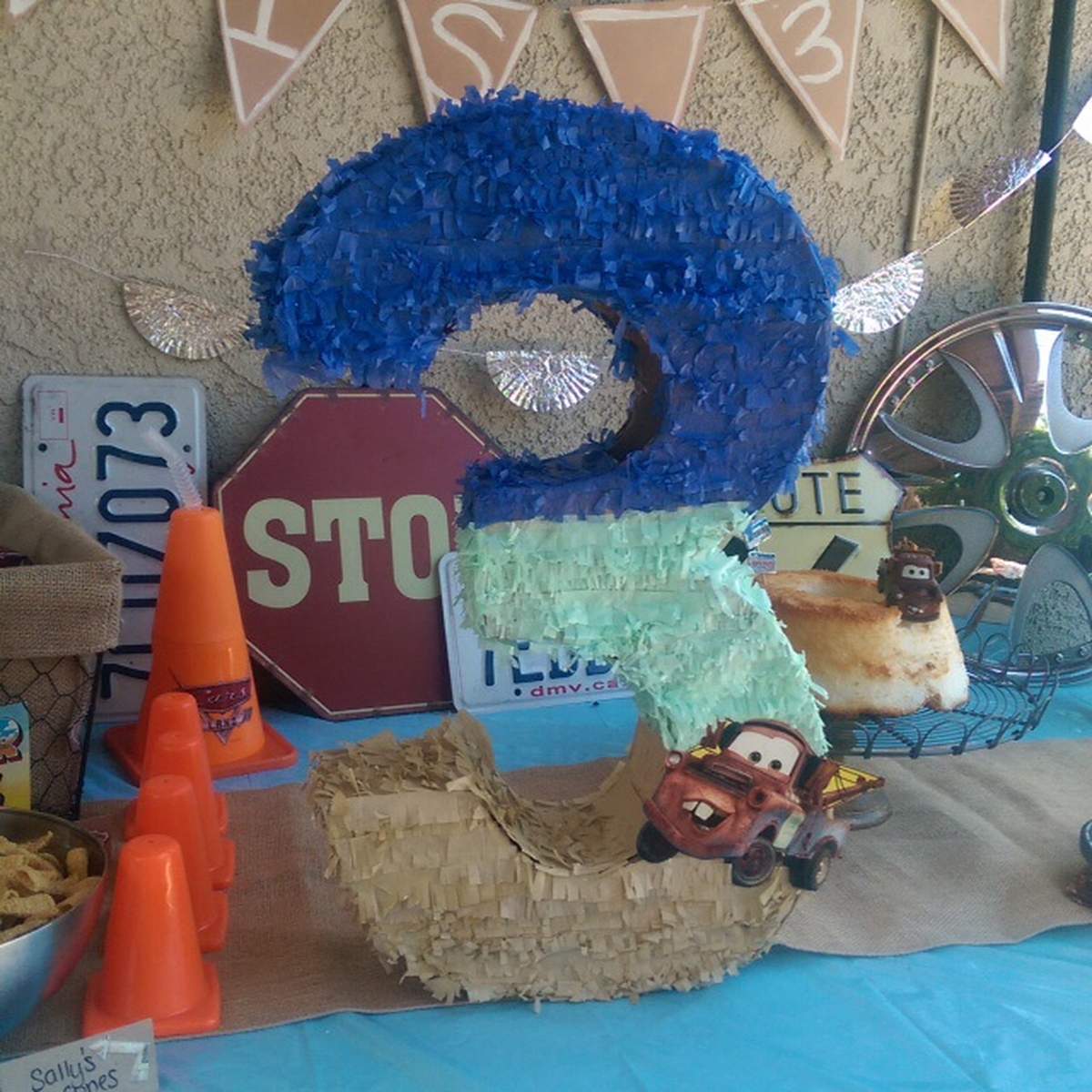 Disney Cars Tow Mater Birthday Party Ideas | Photo 12 of 12 | Catch My ...