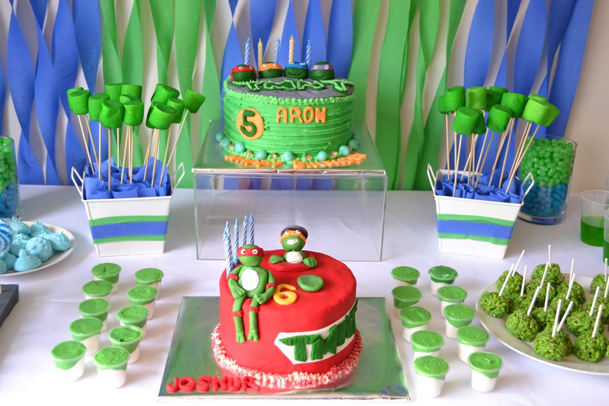 Teenage Mutant Ninja Turtles Birthday Party Ideas | Photo 1 of 34 ...