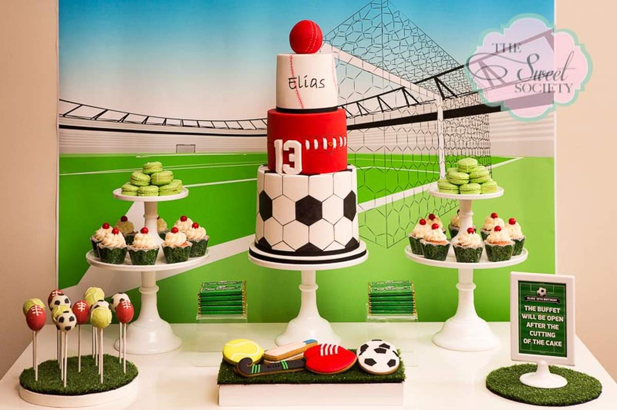 Sports Birthday Party Ideas | Photo 5 of 19 | Catch My Party