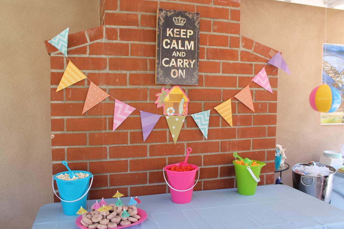 Pool Birthday Party Ideas | Photo 15 of 19 | Catch My Party