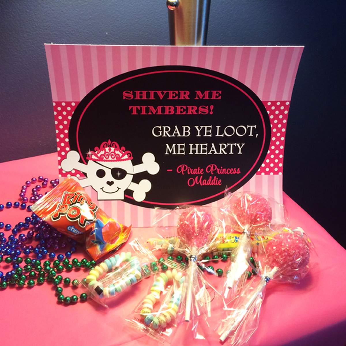 Pirate/ Princess / Birthday "Maddie's Pirate Princess Party" | Catch My ...