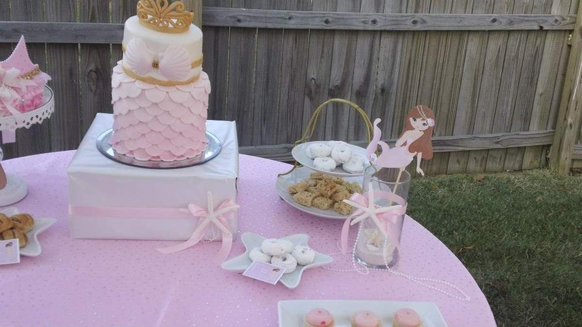 Princess Mermaid Birthday Party Ideas | Photo 1 of 24 | Catch My Party