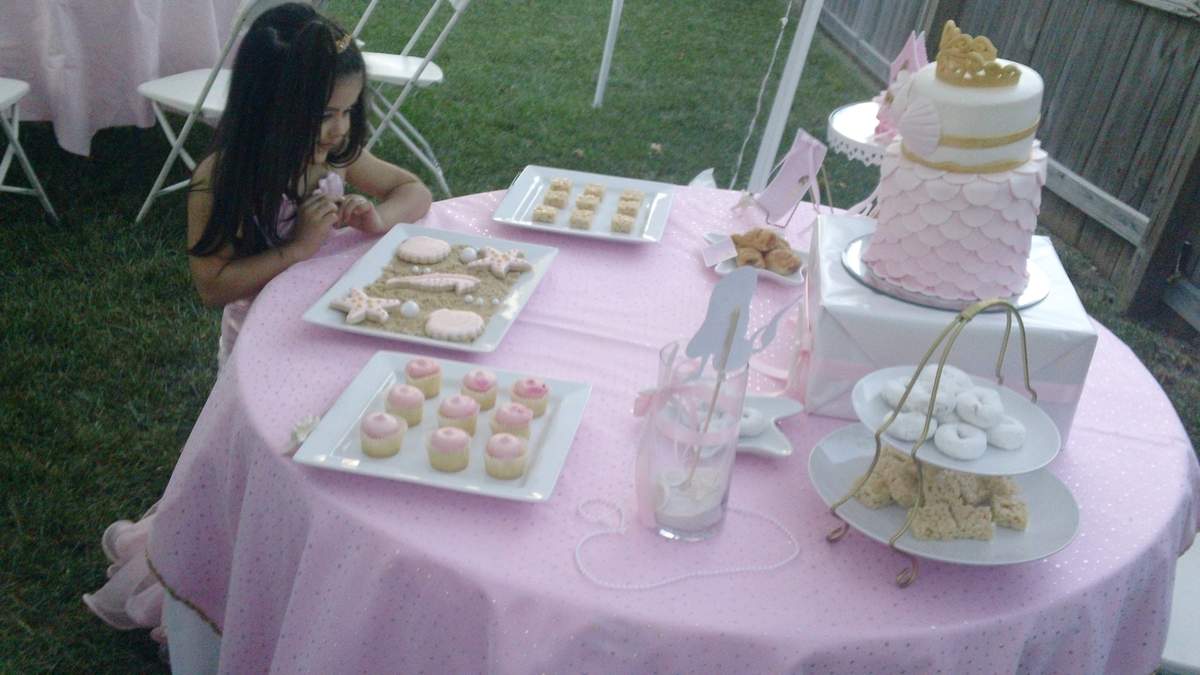 Princess Mermaid Birthday Party Ideas | Photo 1 of 24 | Catch My Party
