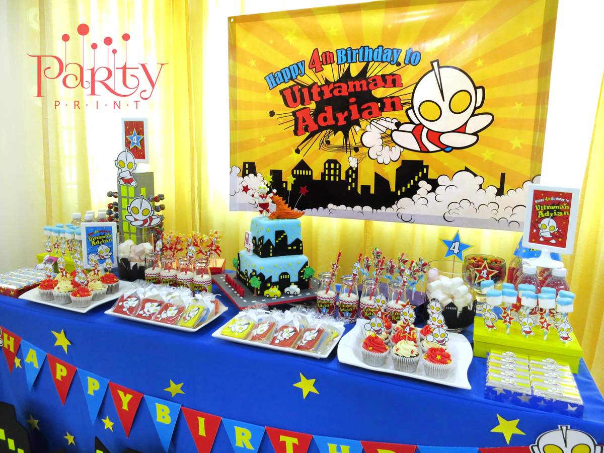Ultraman Birthday Party Ideas | Photo 1 of 17 | Catch My Party