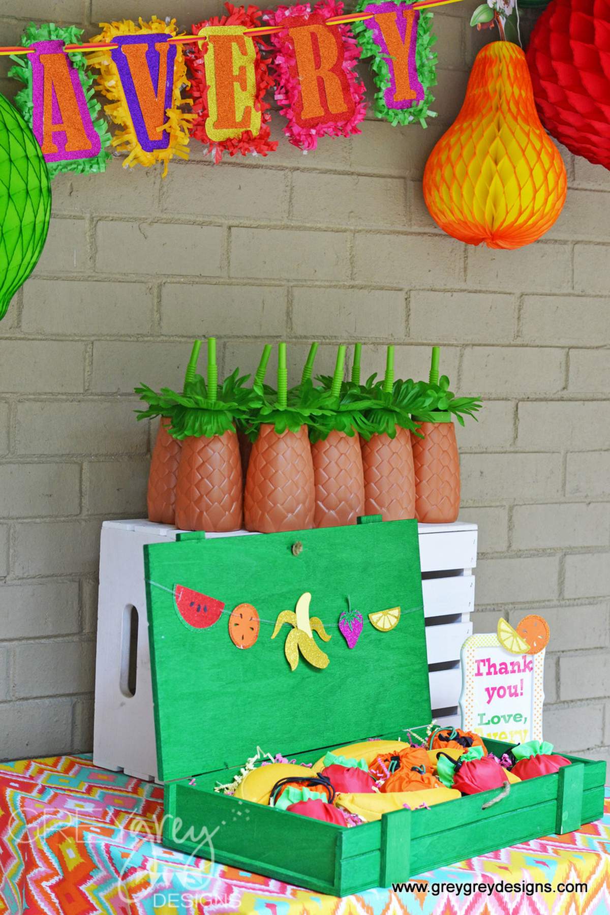 Fruit Birthday Party Ideas | Photo 28 of 50 | Catch My Party