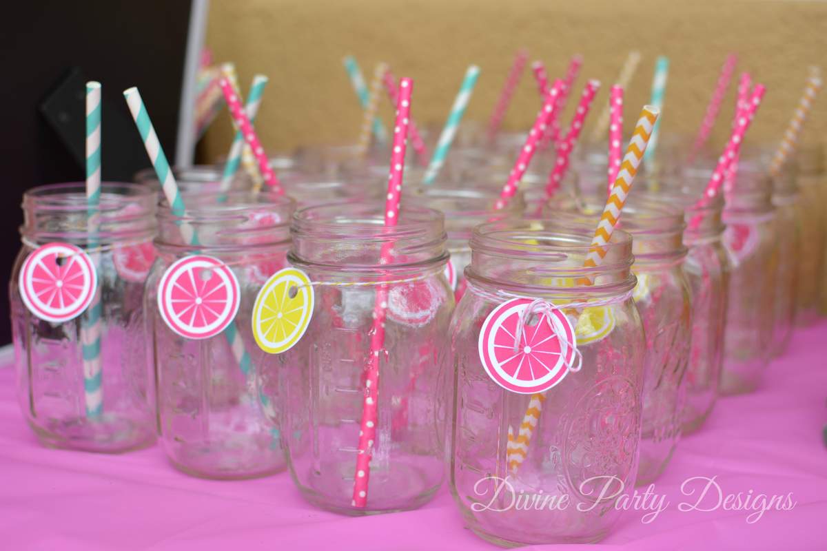 Pink Lemonade Birthday Party Ideas | Photo 4 of 19 | Catch My Party