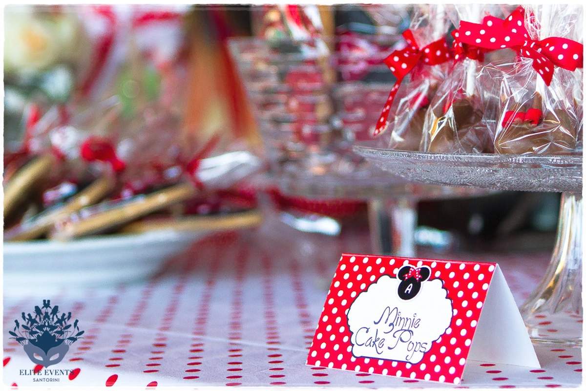 Mickey Mouse / Minnie Mouse, Red, White, Polka, Dots Birthday Party ...