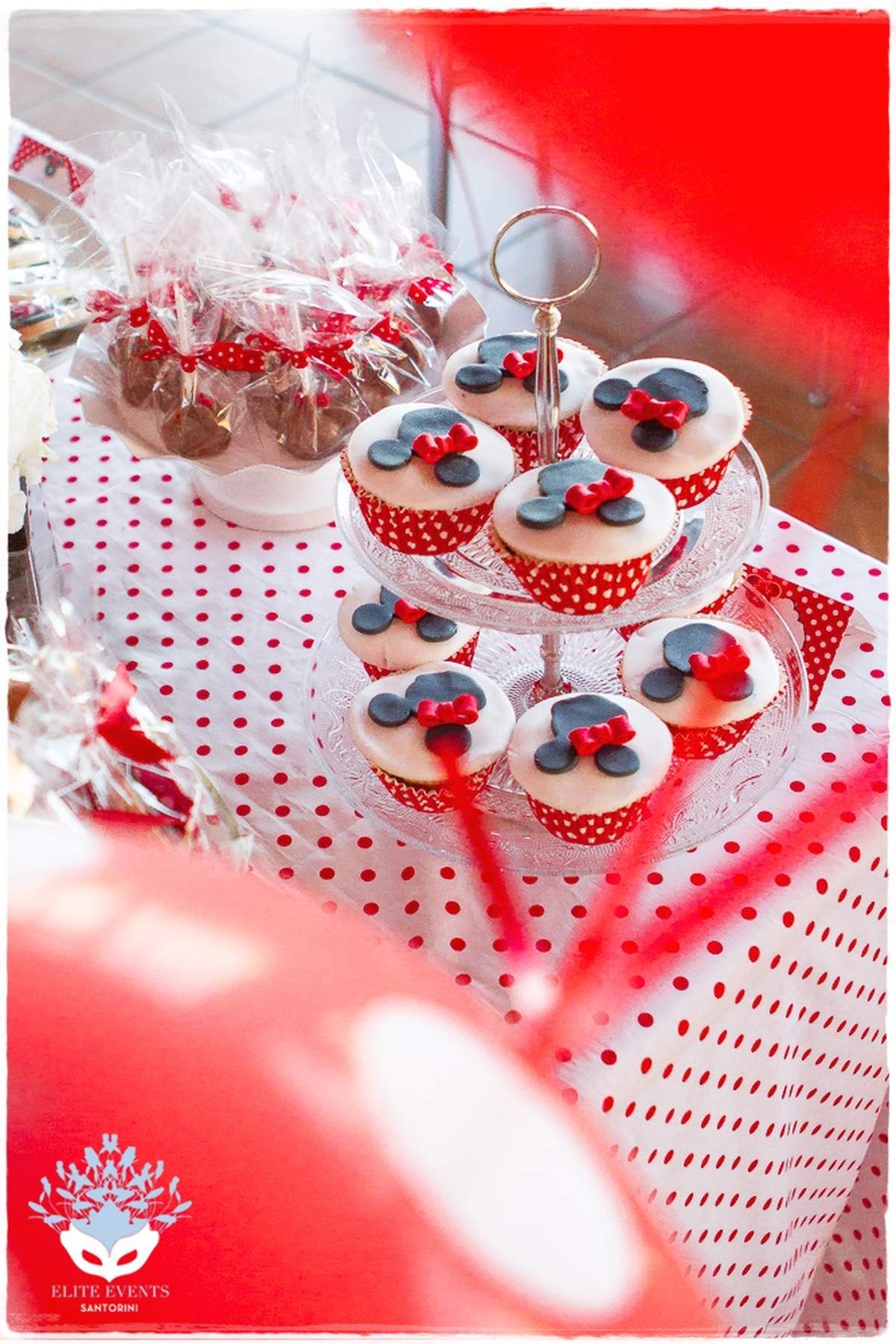 Mickey Mouse / Minnie Mouse, Red, White, Polka, Dots Birthday Party ...