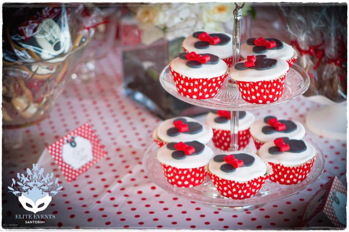 Mickey Mouse / Minnie Mouse, Red, White, Polka, Dots Birthday Party ...