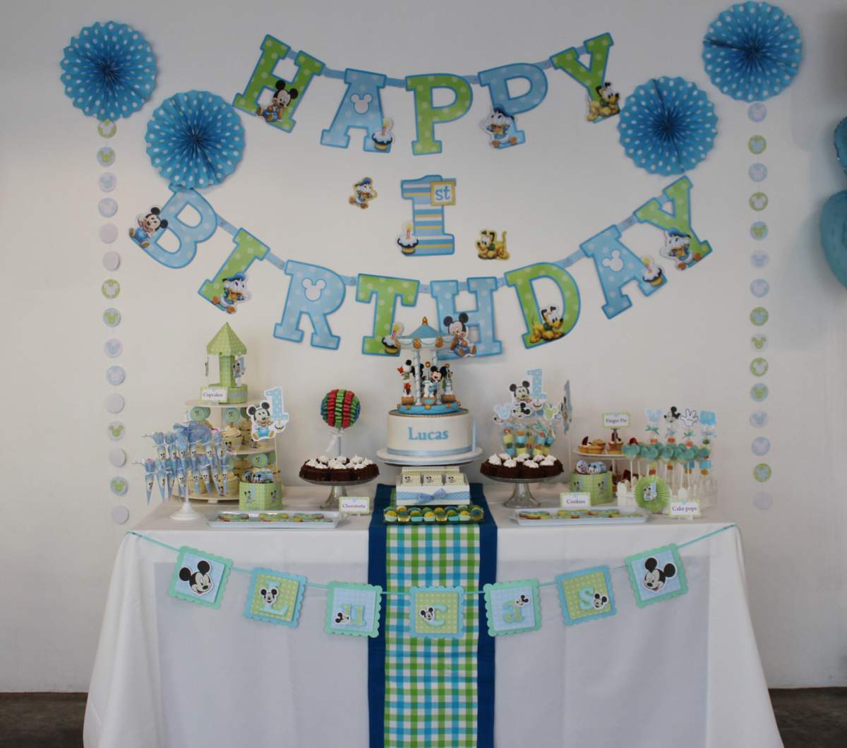 Mickey Mouse / Birthday "Mickey Baby " | Catch My Party