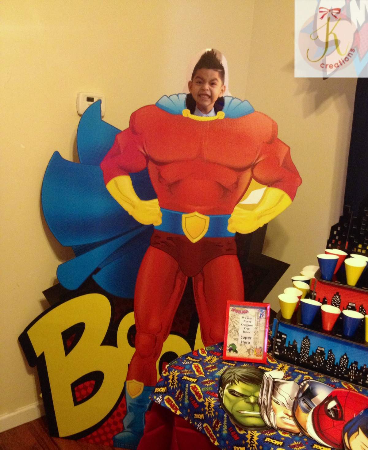 Super Hero Birthday Party Ideas | Photo 8 of 18 | Catch My Party