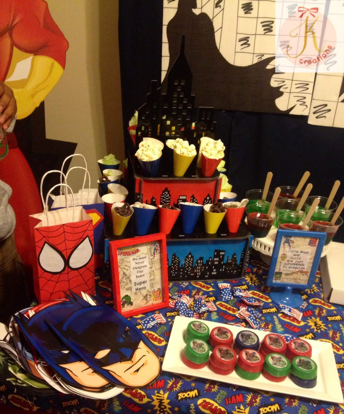 Super Hero Birthday Party Ideas | Photo 8 of 18 | Catch My Party