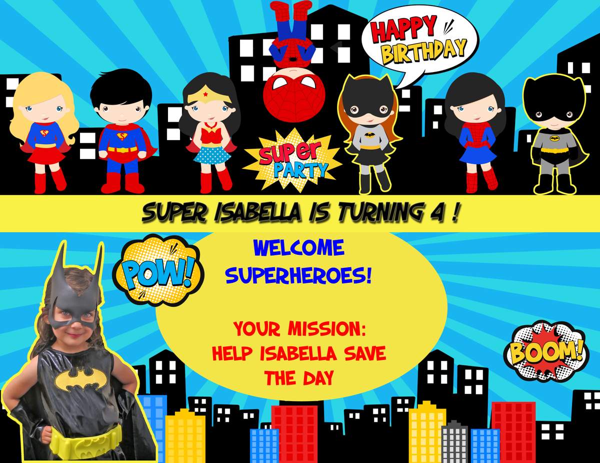 Superheroes Birthday Party Ideas | Photo 43 of 95 | Catch My Party