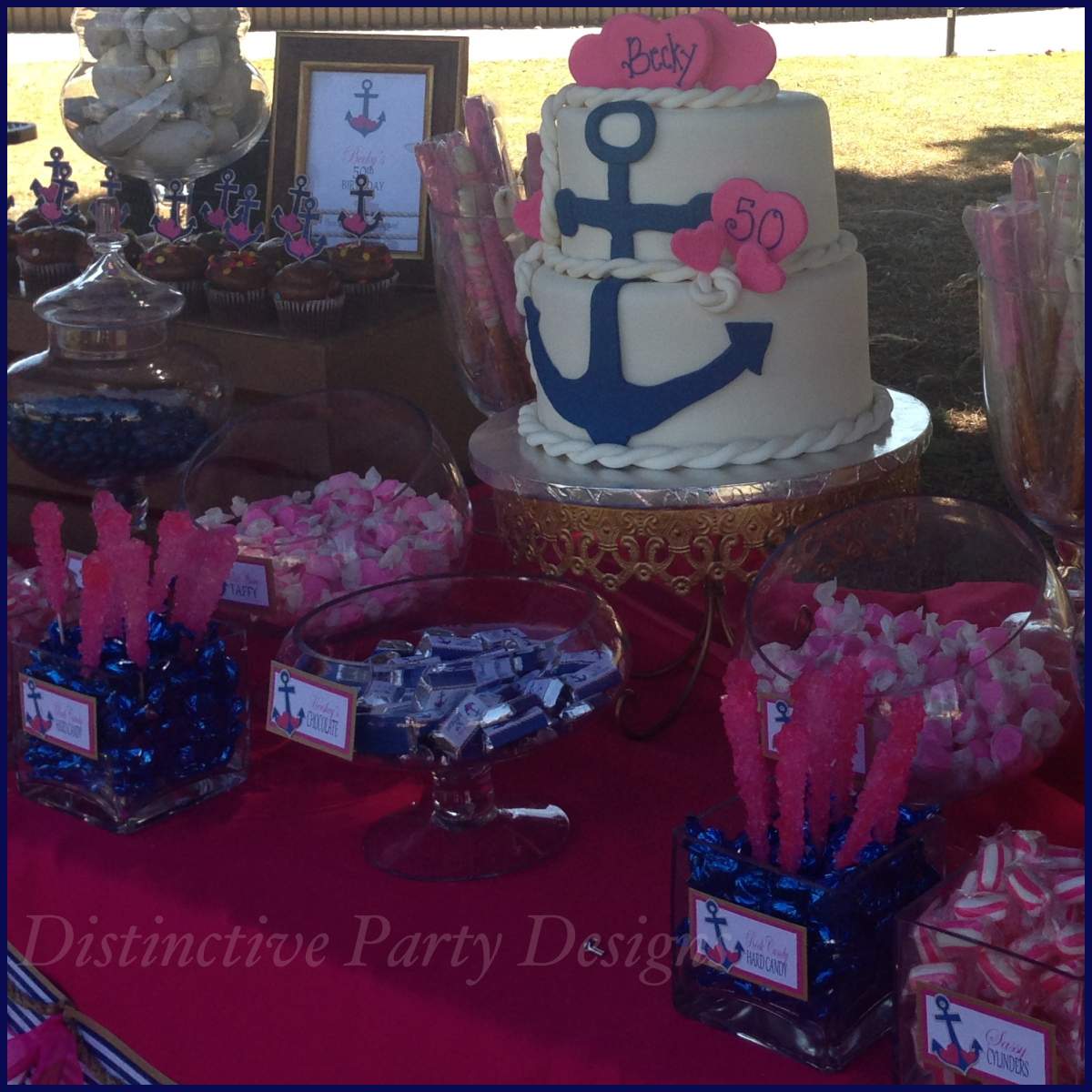 Nautical / Birthday "Becky's 50th Birthday" | Catch My Party