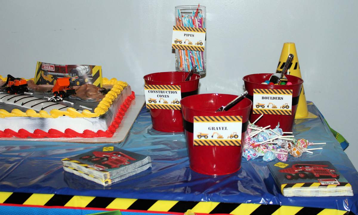 Construction Theme Birthday Party Ideas | Photo 1 of 42 | Catch My Party