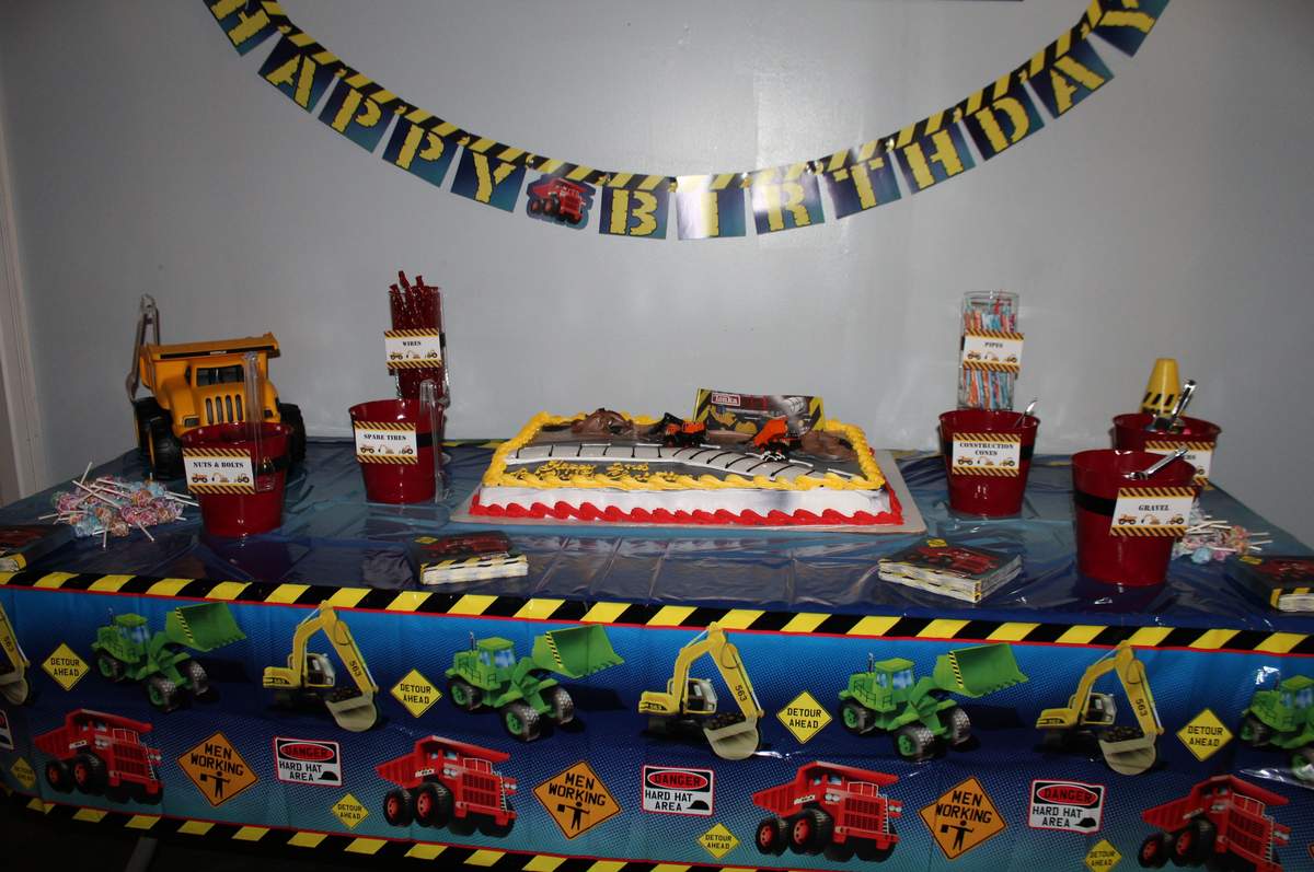 Construction Theme Birthday Party Ideas | Photo 1 of 42 | Catch My Party