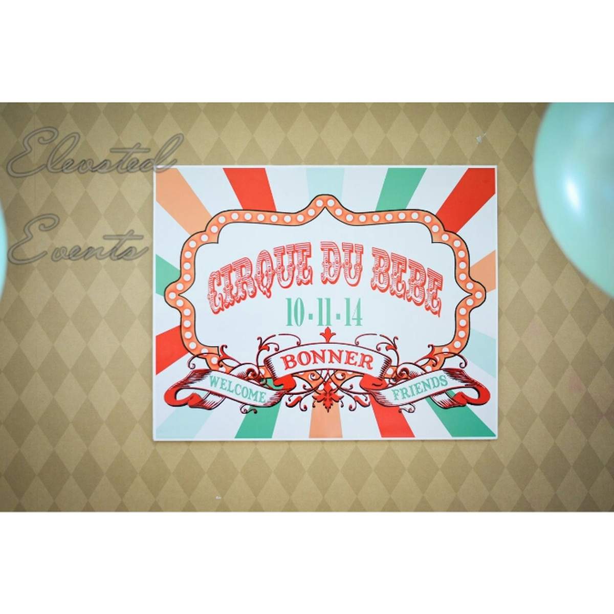 Circus / Carnival / Baby Shower "Cirque du Bebe" | Catch My Party