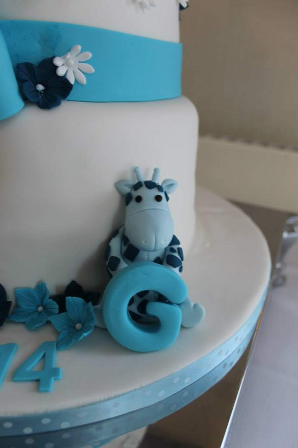 blue animal Baptism Party Ideas | Photo 17 of 19 | Catch My Party